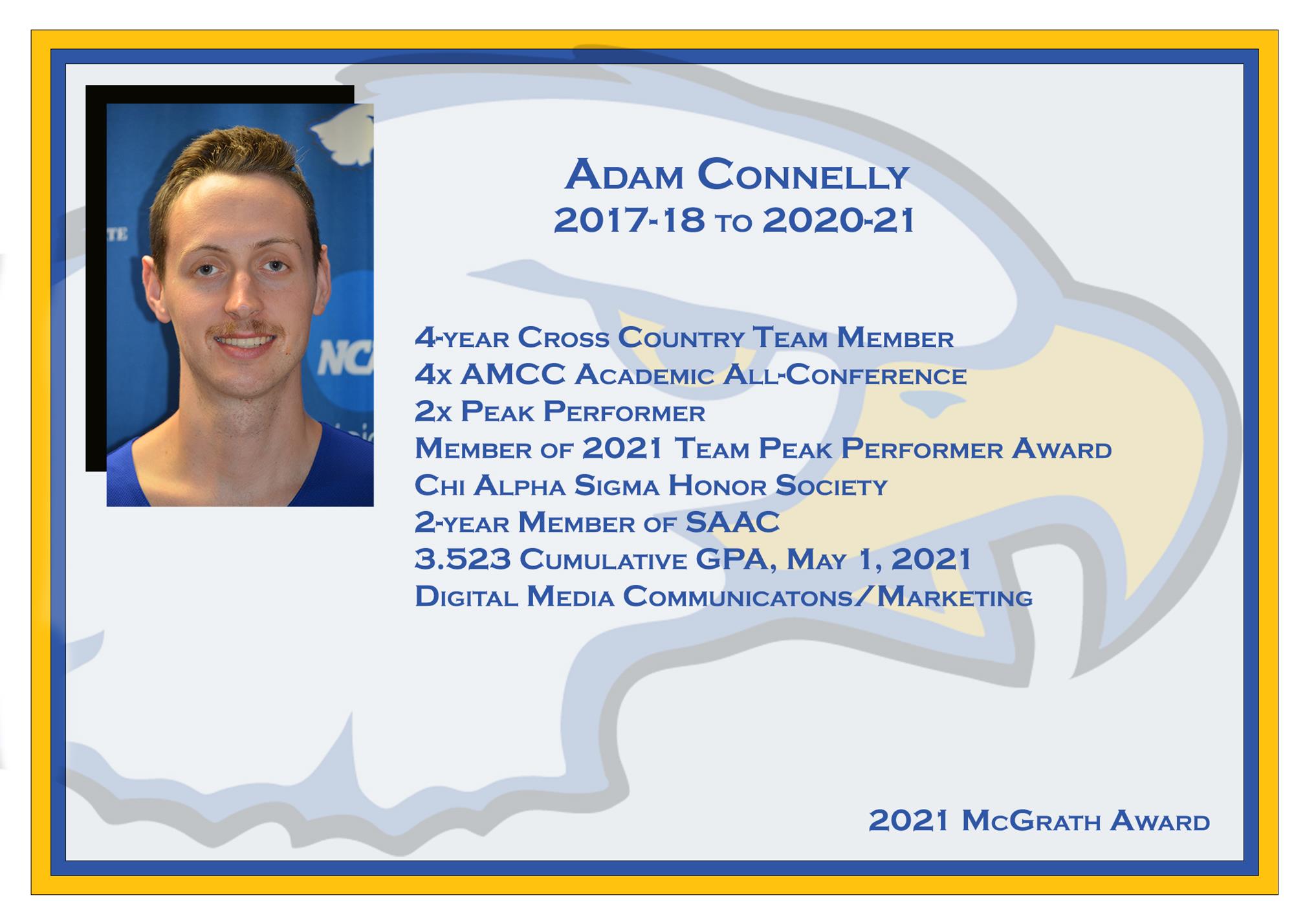 Adam Connelly - Men's Cross Country - Hilbert College Athletics
