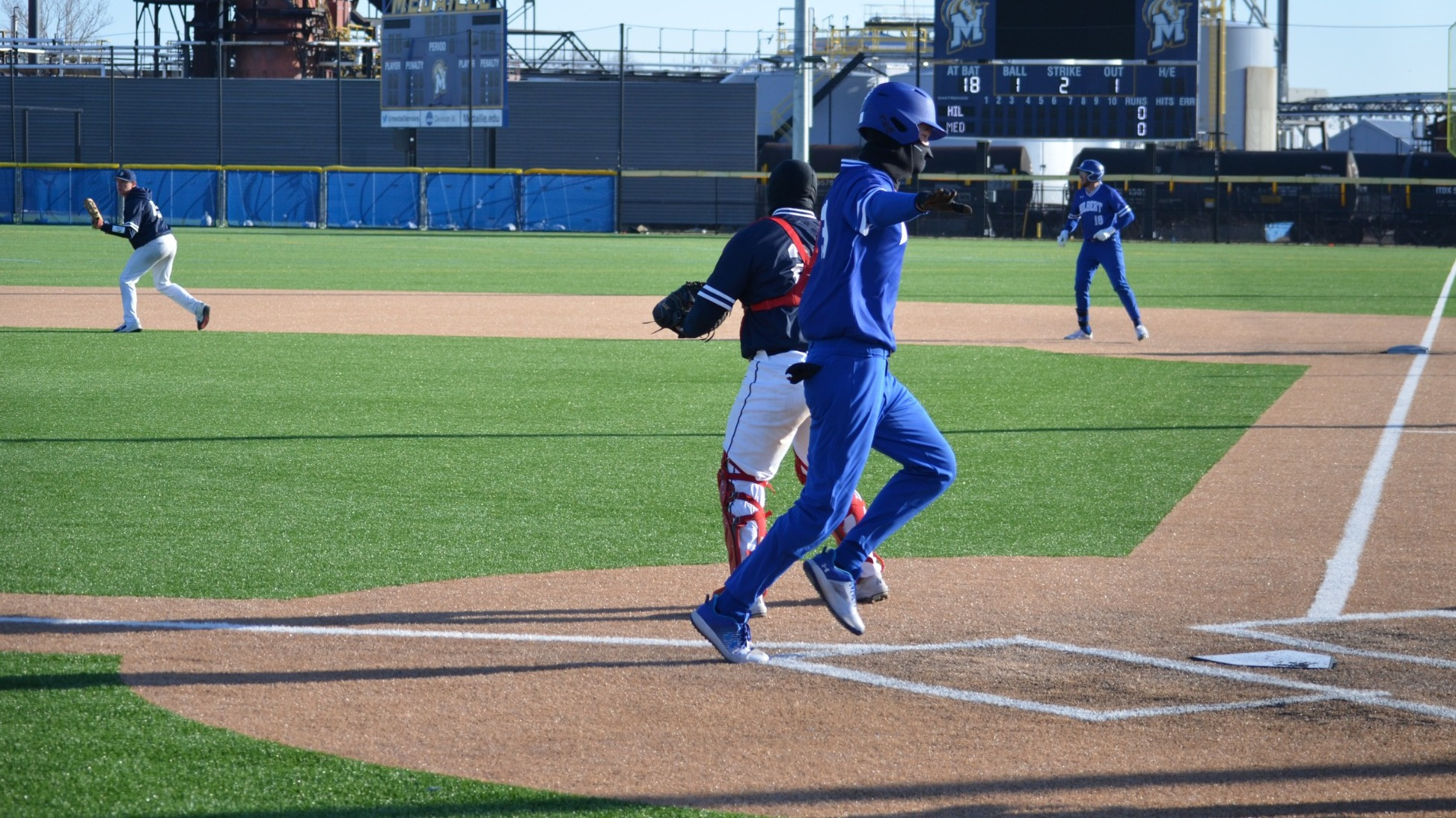 Evans With a Big Day as Hawks Sweep Medaille In Baseball - Hilbert ...