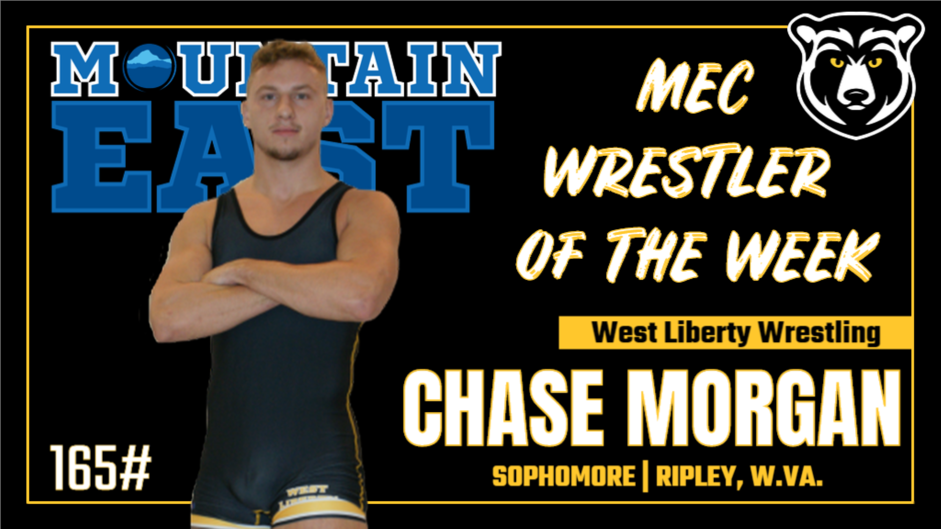Chase Morgan is MEC Wrestler of the Week - West Liberty University ...