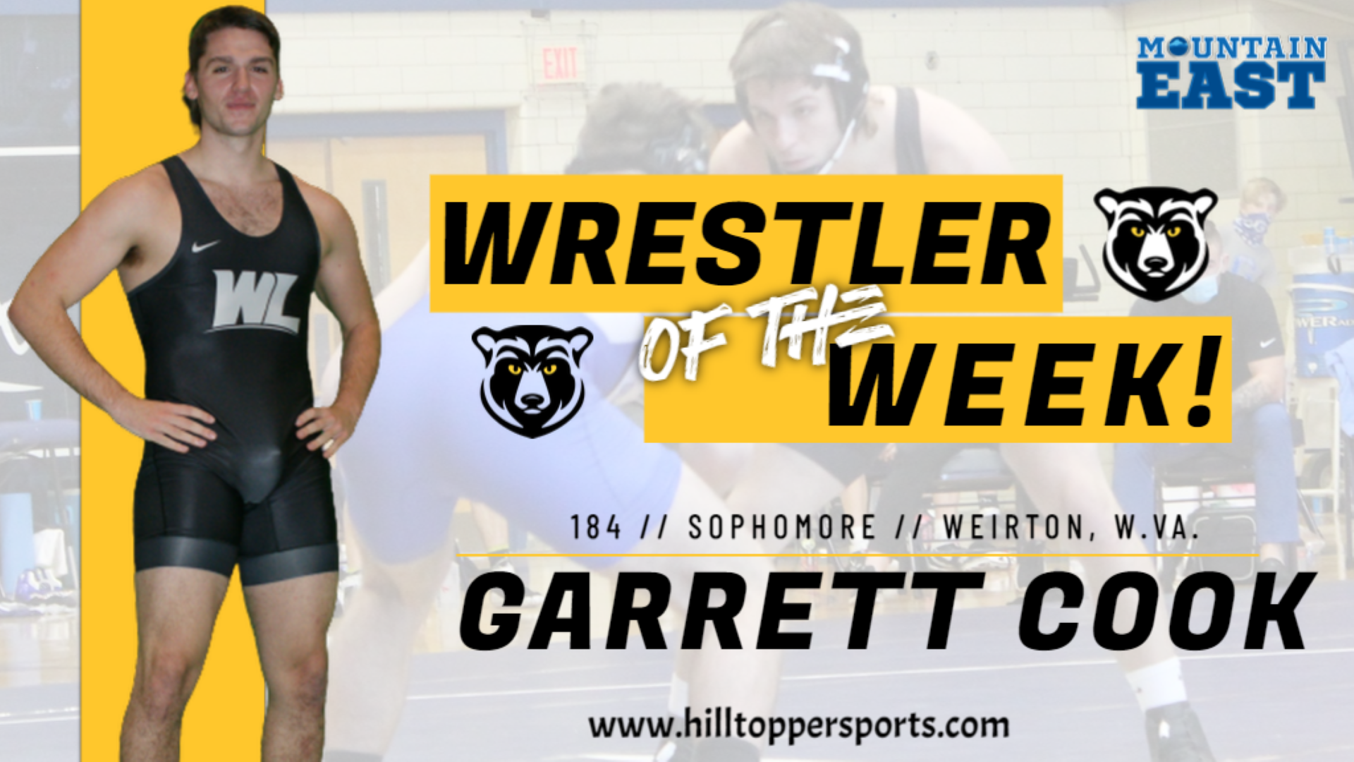 Garrett Cook is MEC Wrestler of the Week - West Liberty University ...