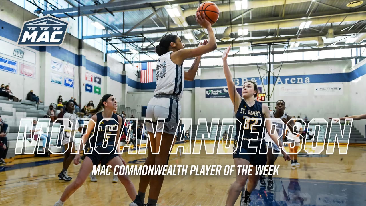 Morgan Anderson named MAC Commonwealth Player of the Week - Hood College