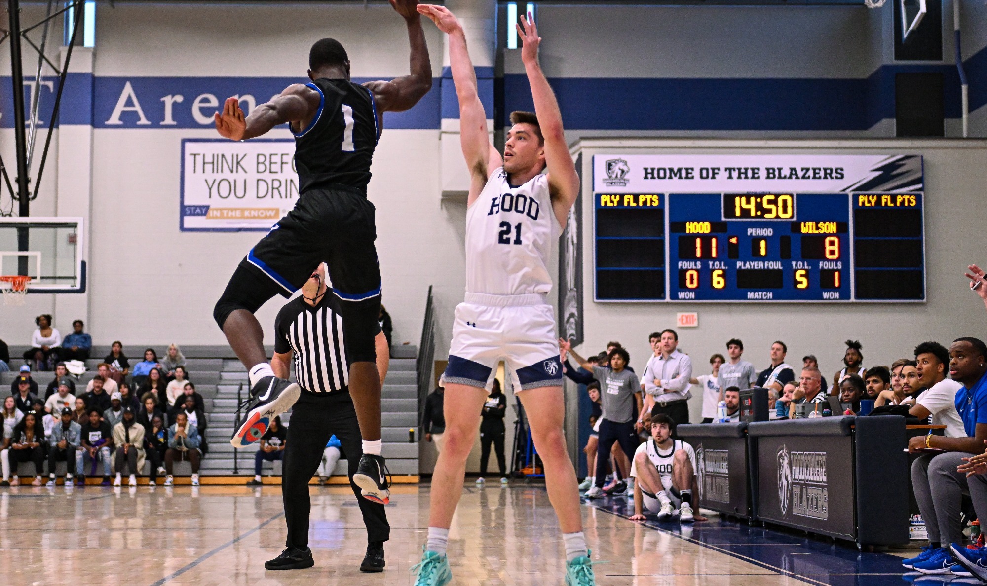 Men’s basketball sweeps battle of I-70 - Hood College