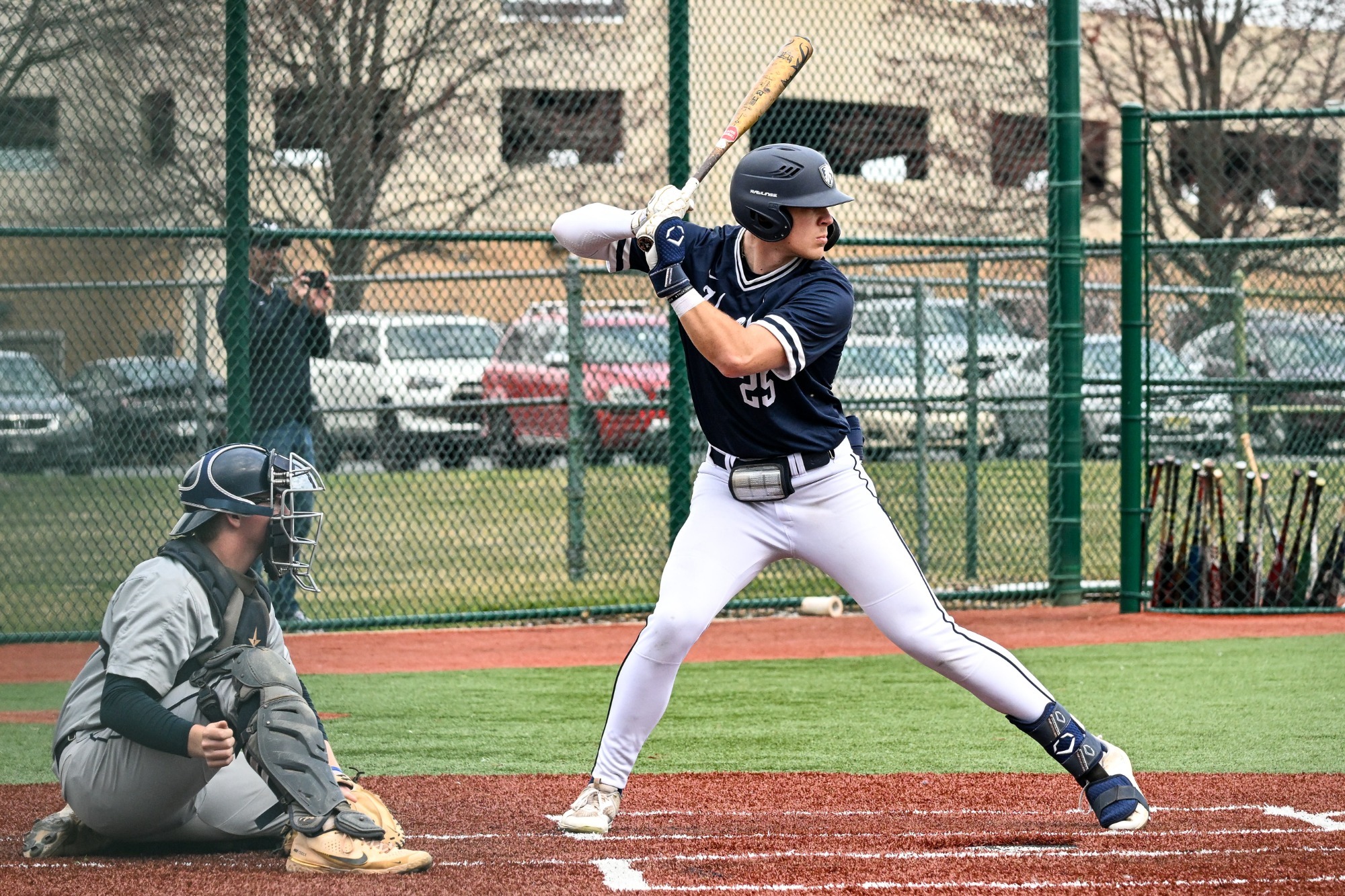 Baseball completes comeback to split day at Stevenson - Hood College