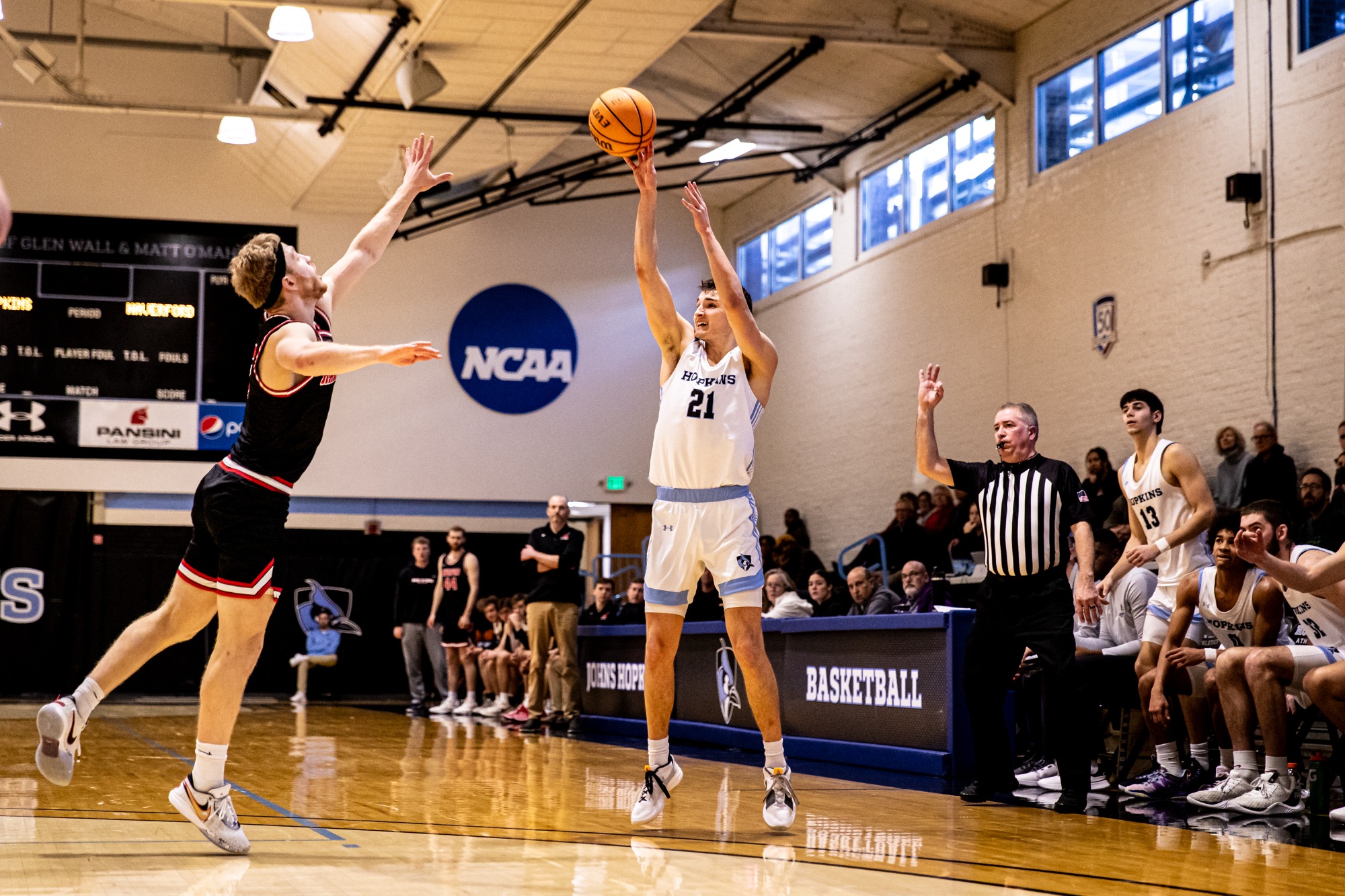 James Scores 1,000th Point in 88-47 Win Over Washington College - Johns ...