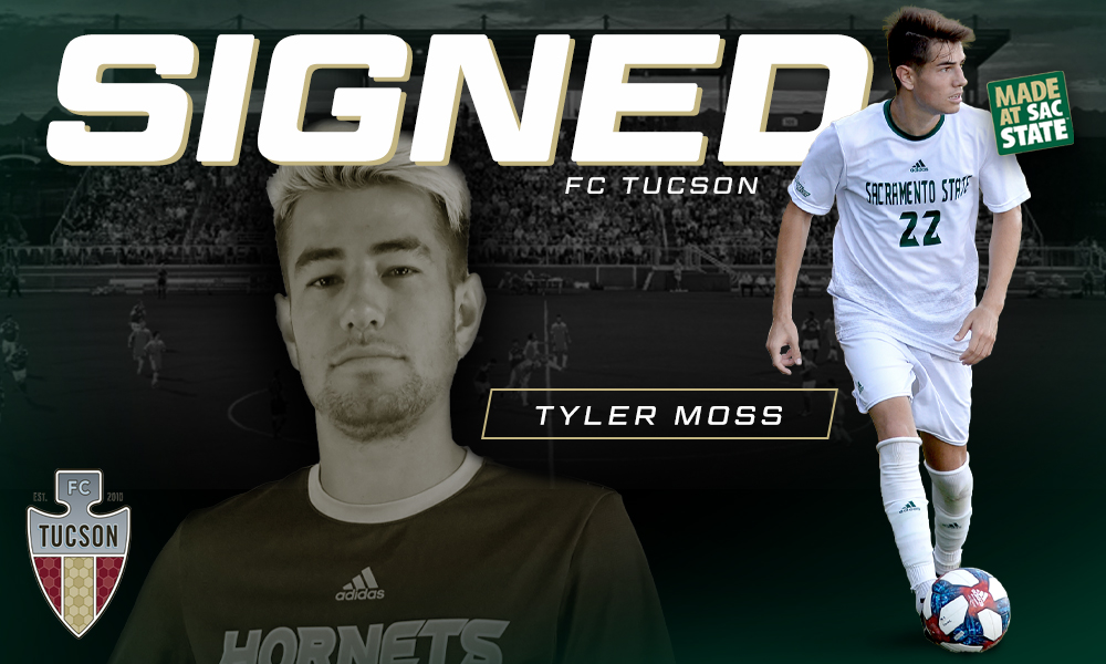 MEN'S SOCCER'S TYLER MOSS SIGNS PRO DEAL TO PLAY FOR FC TUCSON ...