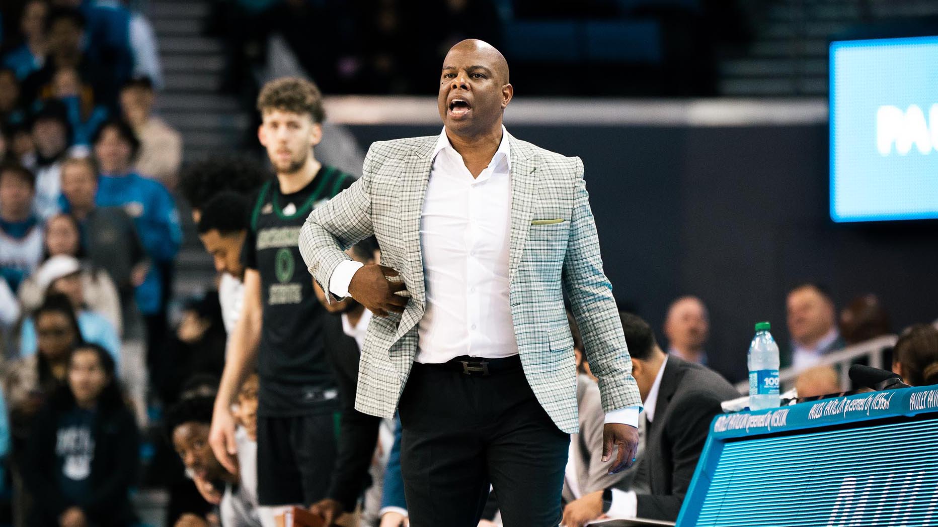 FIRST WIN OF THE DAVID PATRICK ERA; MEN’S BASKETBALL WINS AT UC SAN ...