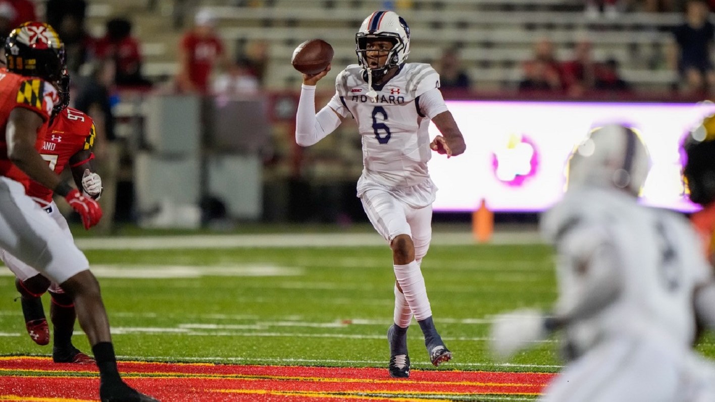 Football Drops Road Contest at Maryland - Howard University Athletics