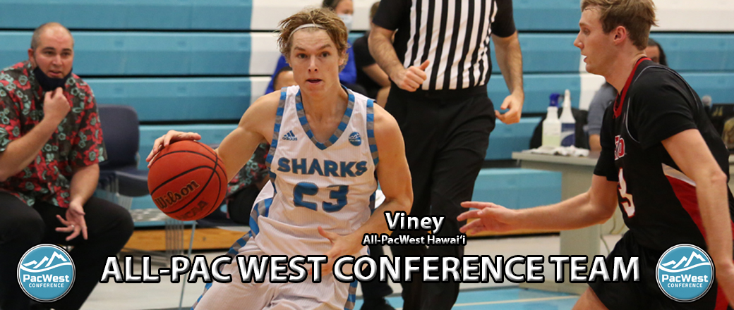 Sharks Viney Named On All-PacWest Men's Team - Hawaii Pacific ...