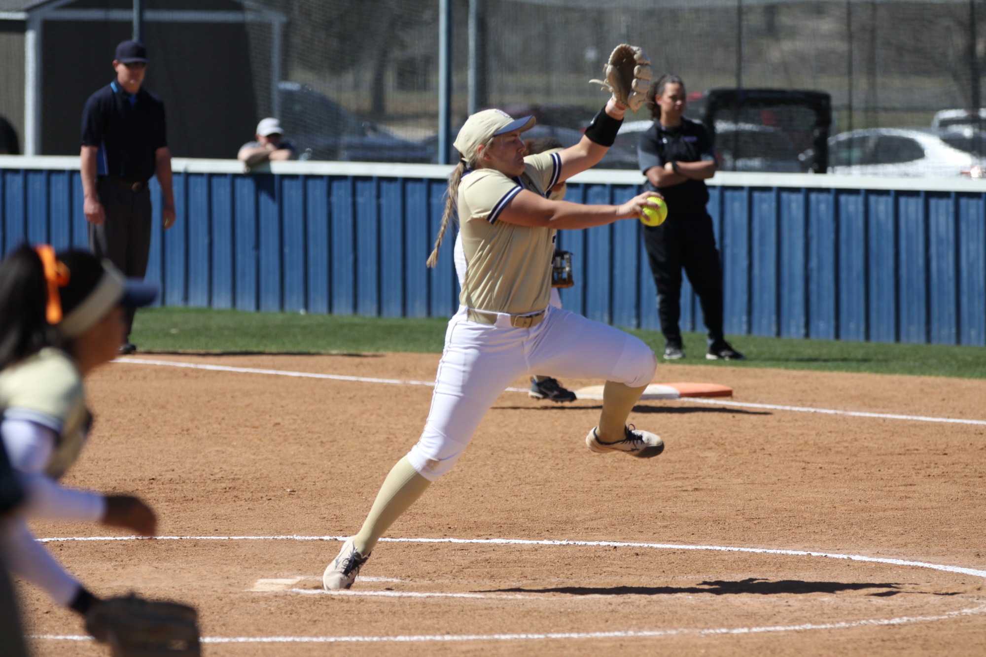 Bree Cason With 9Ks Versus UTD - Howard Payne University Athletics