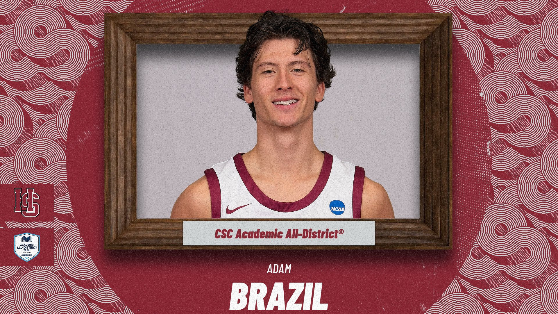 Adam Brazil Earns D3hoops.com All-America First Team Honors - Hampden ...