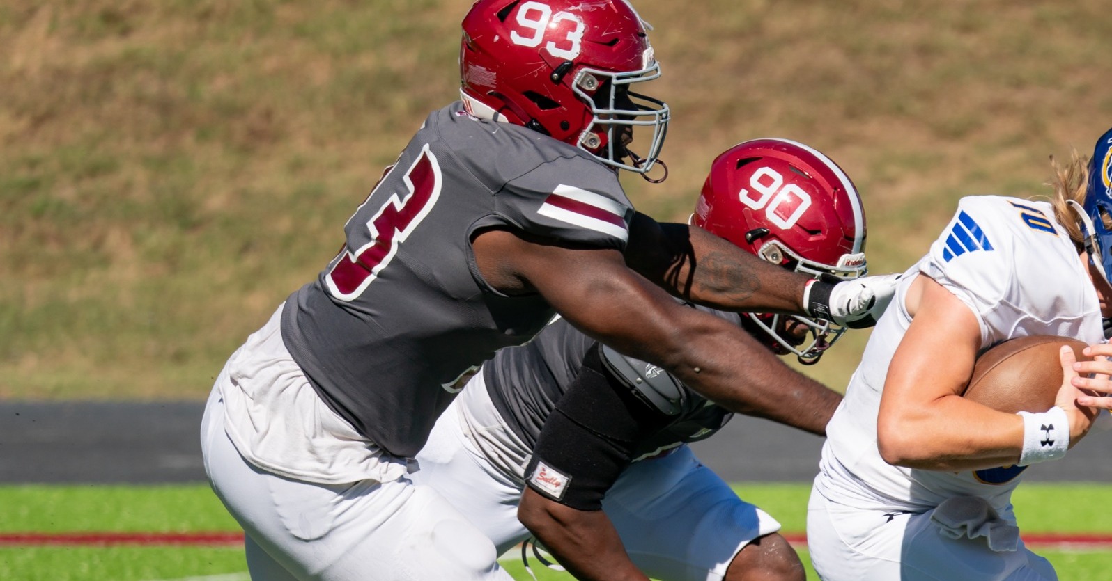Reddies Record Nine Sacks, Shut Down Weevils, 42-14 - Henderson State ...
