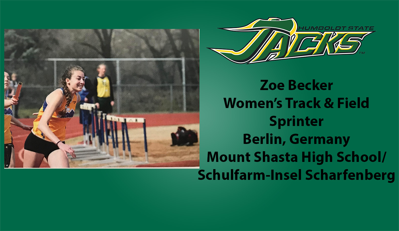 Lumberjack Newcomer Spotlight (Zoe Becker) - Cal Poly Humboldt Athletics