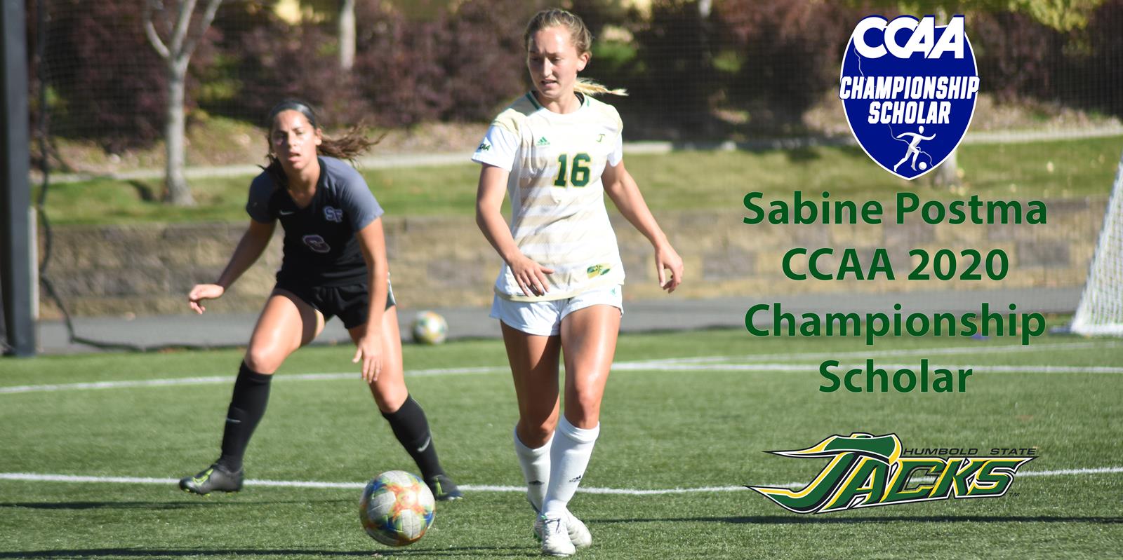 Humboldt State’s Sabine Postma Named CCAA Women’s Soccer Championship ...
