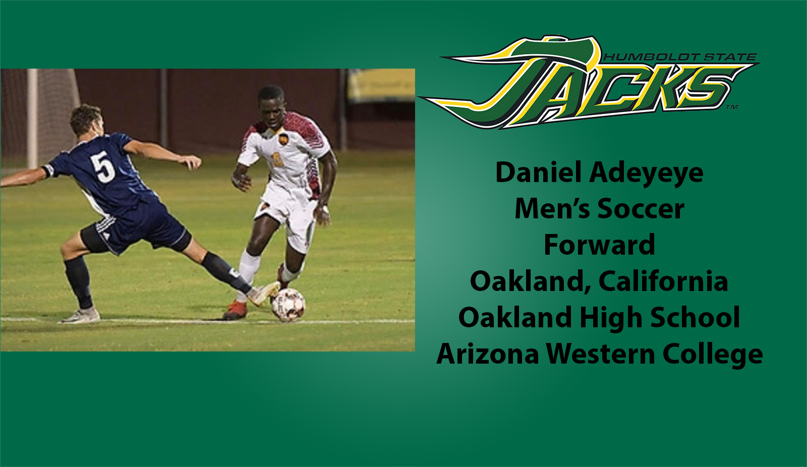 Lumberjack Newcomer Spotlight (Daniel Adeyeye) - Cal Poly Humboldt ...