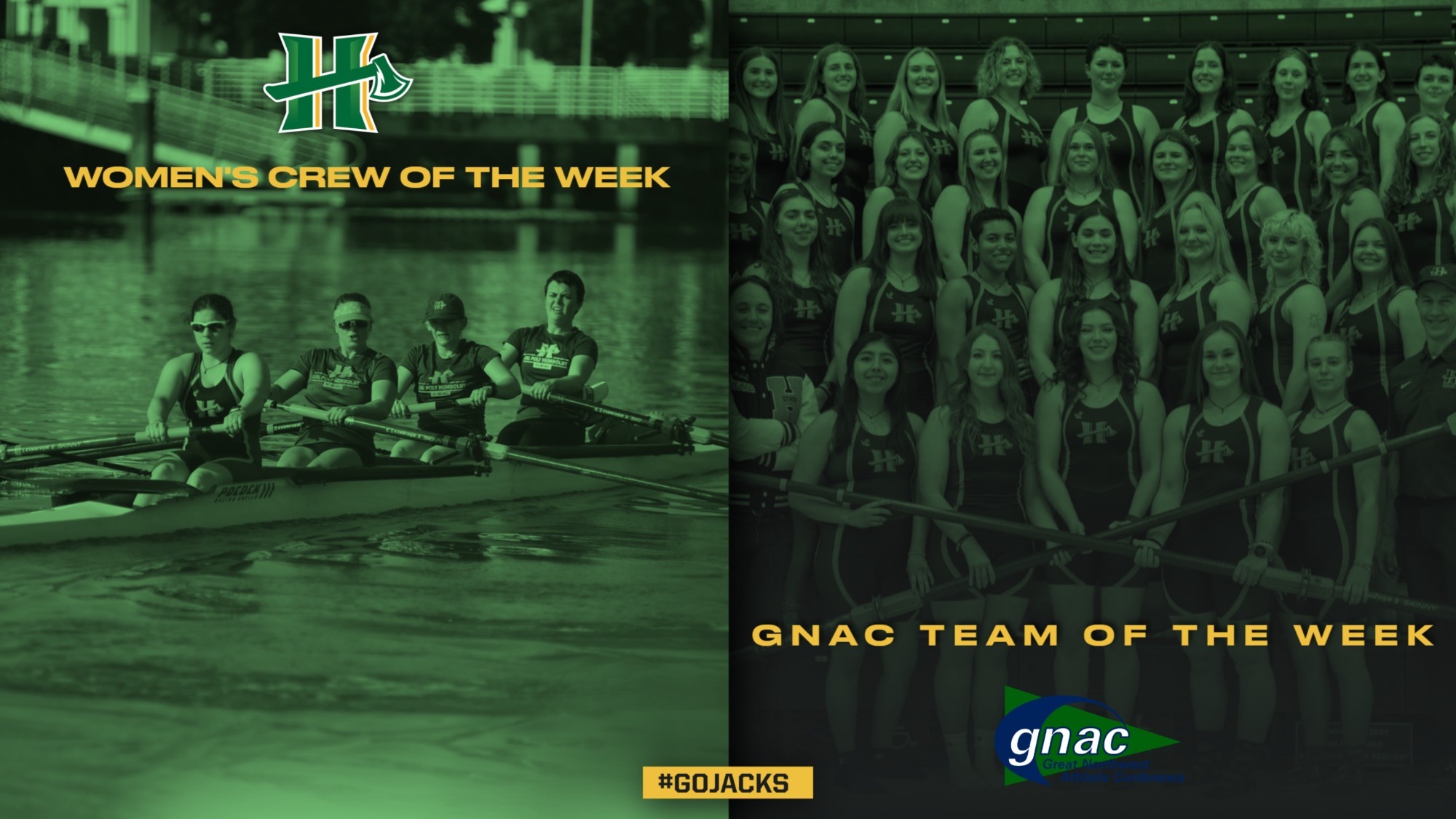 Rowing Squad Races to GNAC Weekly Honors - Cal Poly Humboldt Athletics