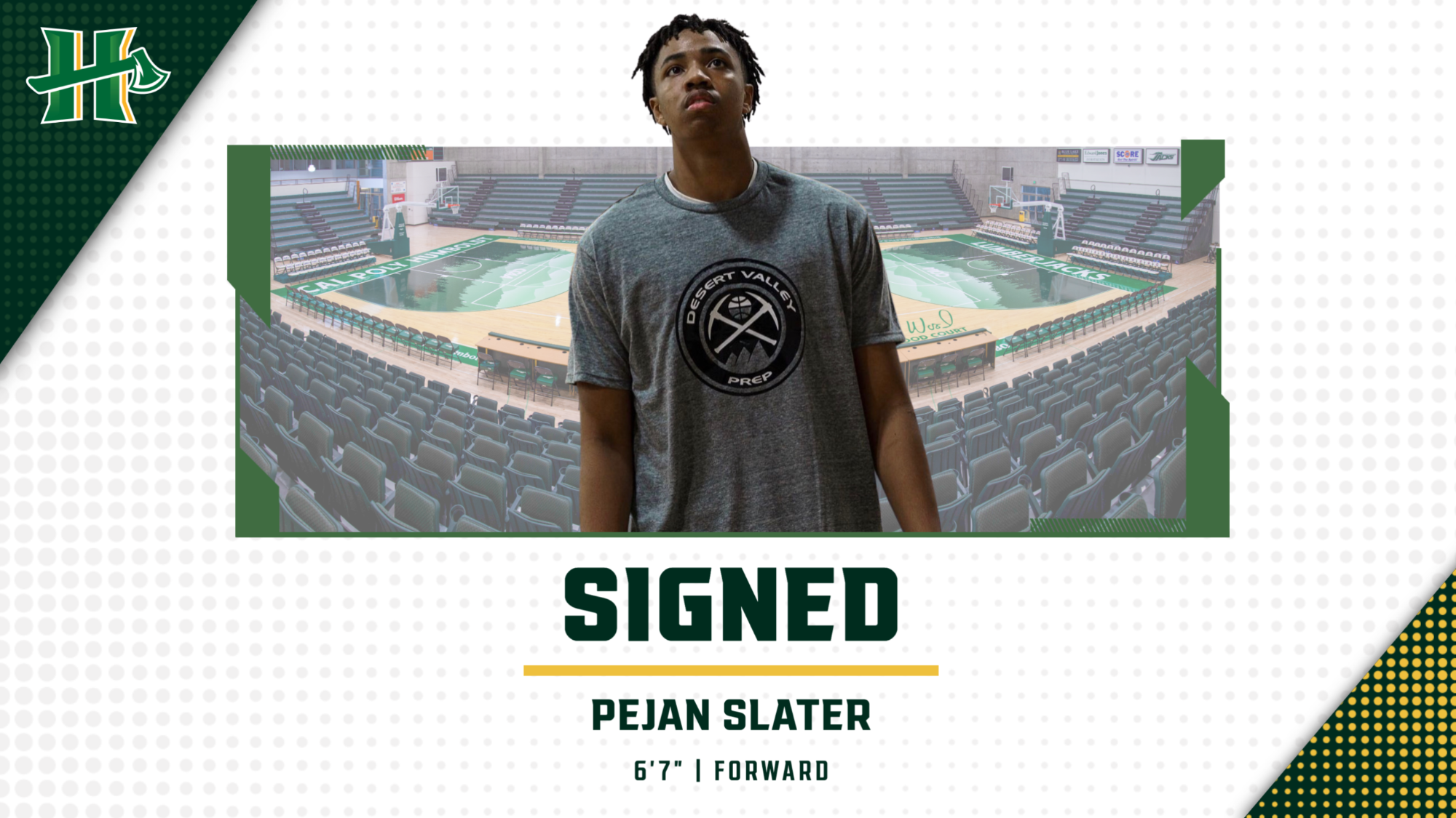 Men's Basketball Adds Pejan Slater to Roster - Cal Poly Humboldt Athletics