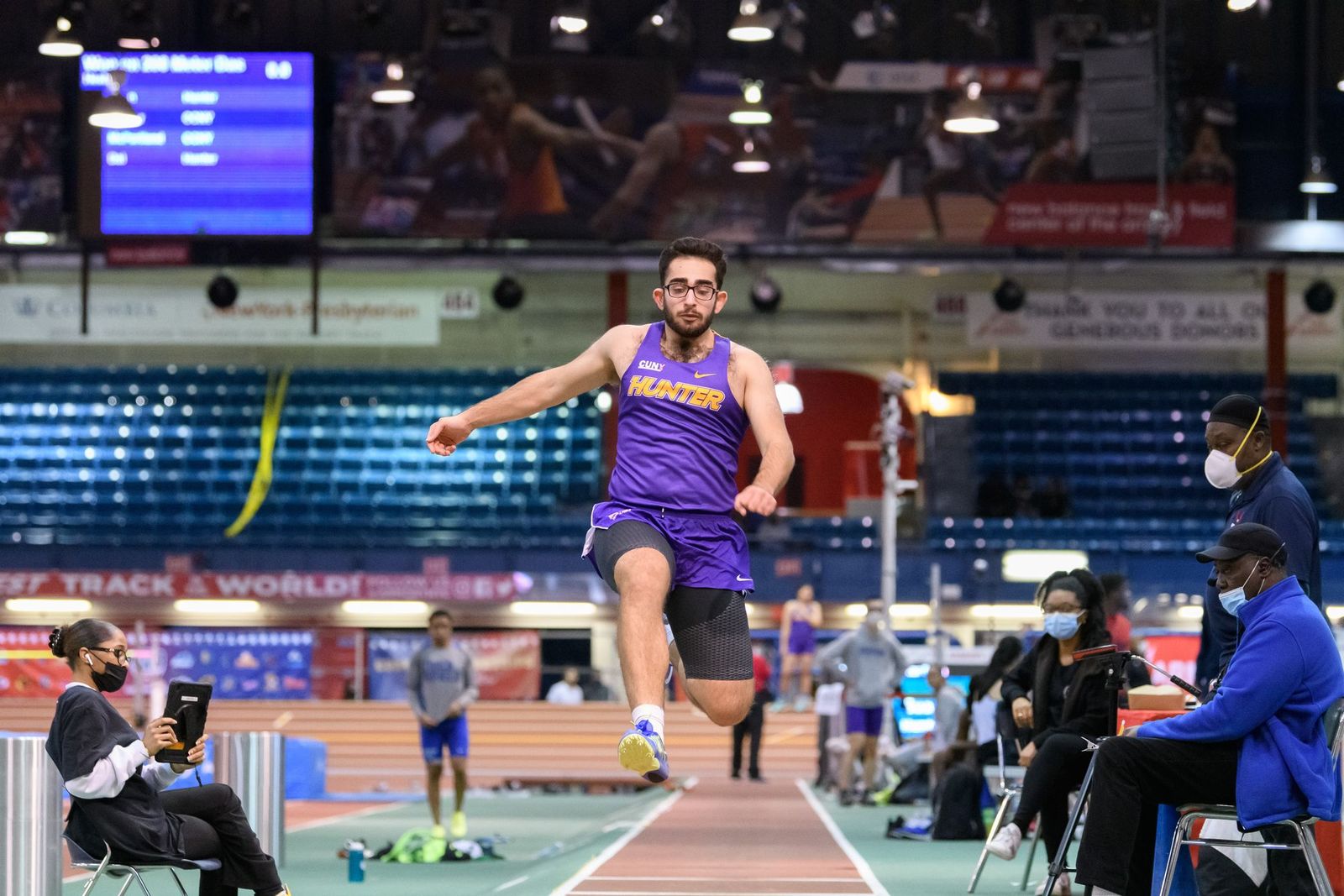 Moussa Fares - 2021-22 - Men's Indoor Track - Hunter College Athletics