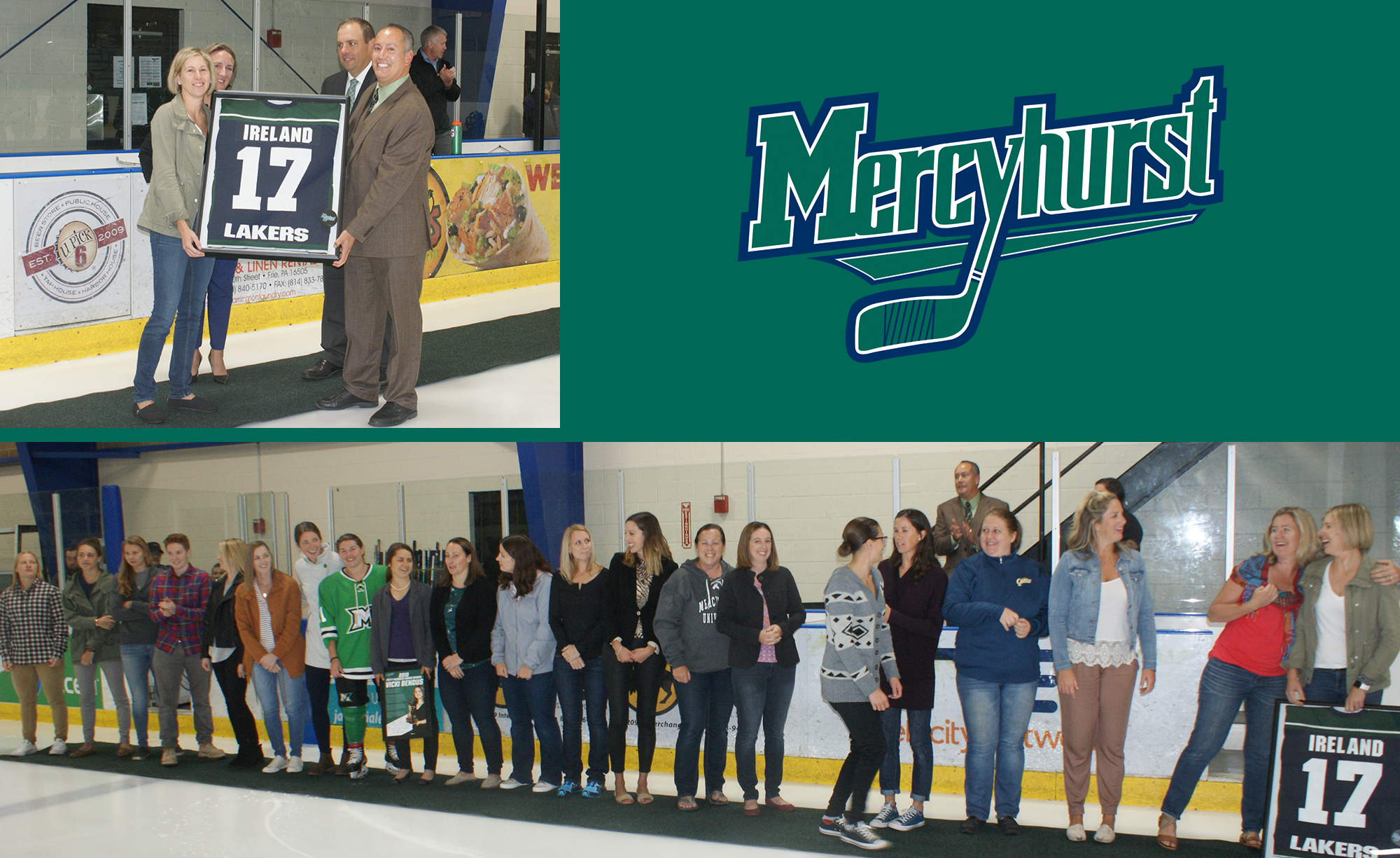 Women's Ice Hockey Retires Ireland's No. 17 To Begin 20th Anniversary ...
