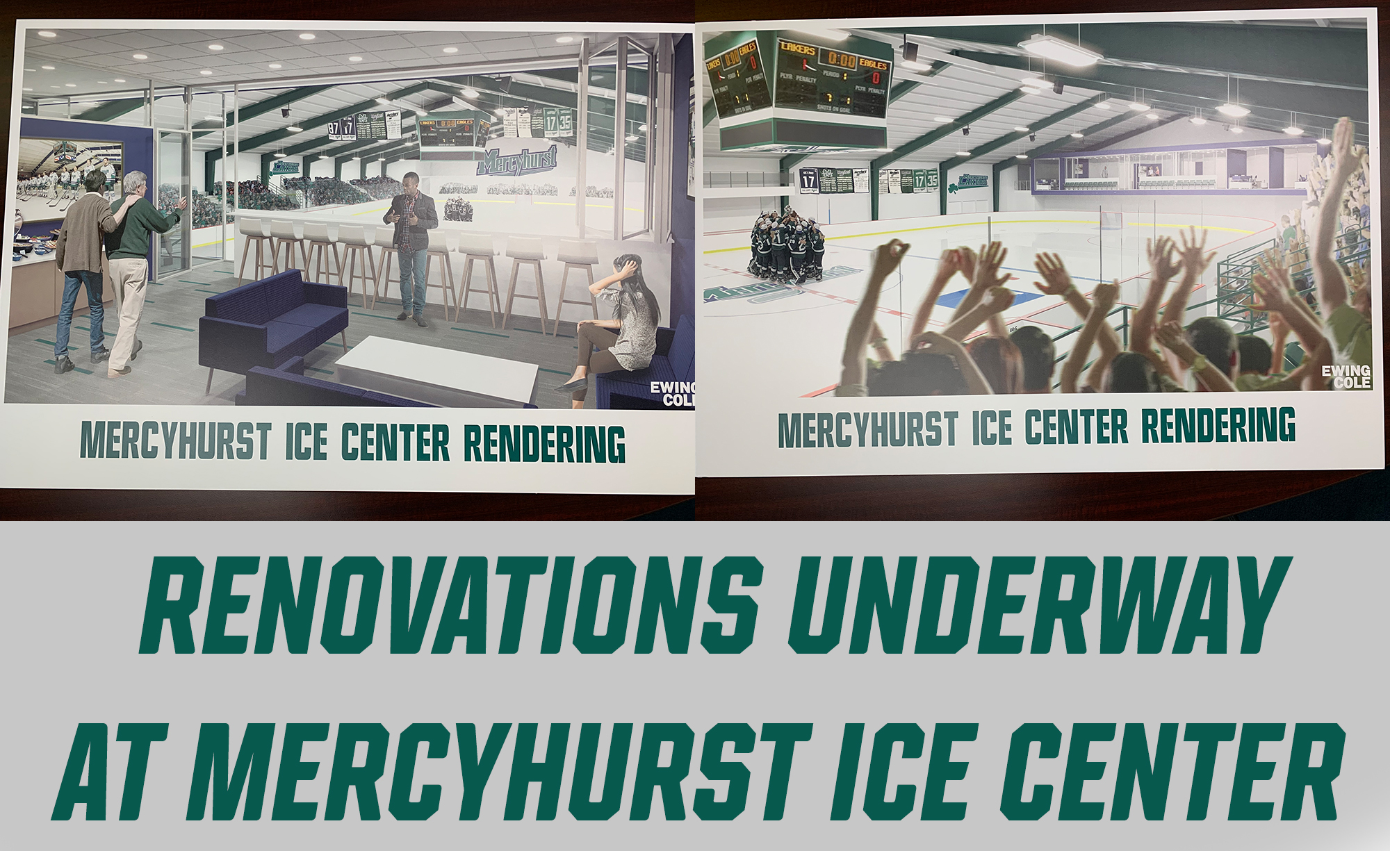 First Phase Of Ice Center Renovation Underway - Mercyhurst University ...