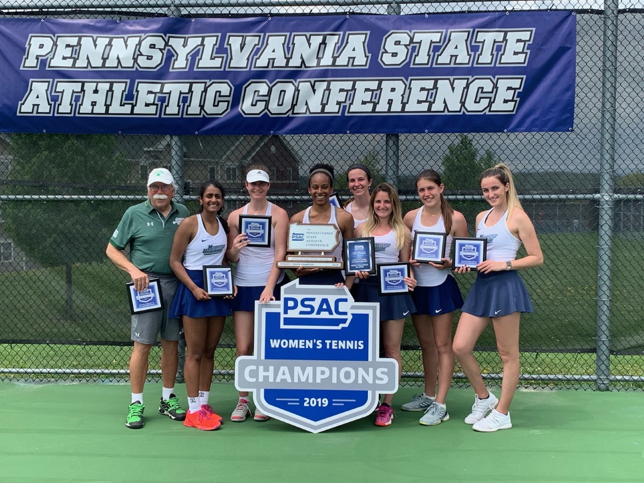 Women's Tennis Wins 4-1 Over SRU to Take the PSAC Championship ...