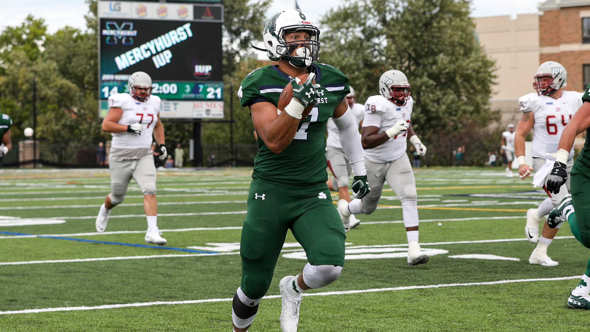 Football Falls to No. 21 IUP on Homecoming - Mercyhurst University ...