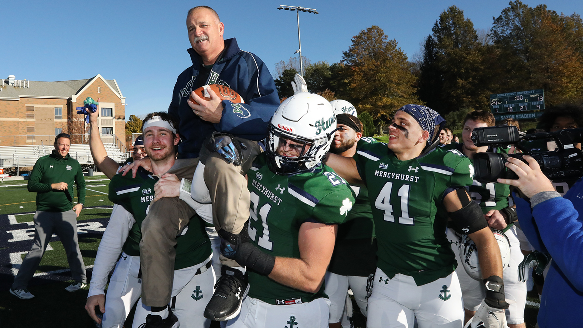 Football Defeats Gannon in Coach Schaetzle’s Final Home Game ...