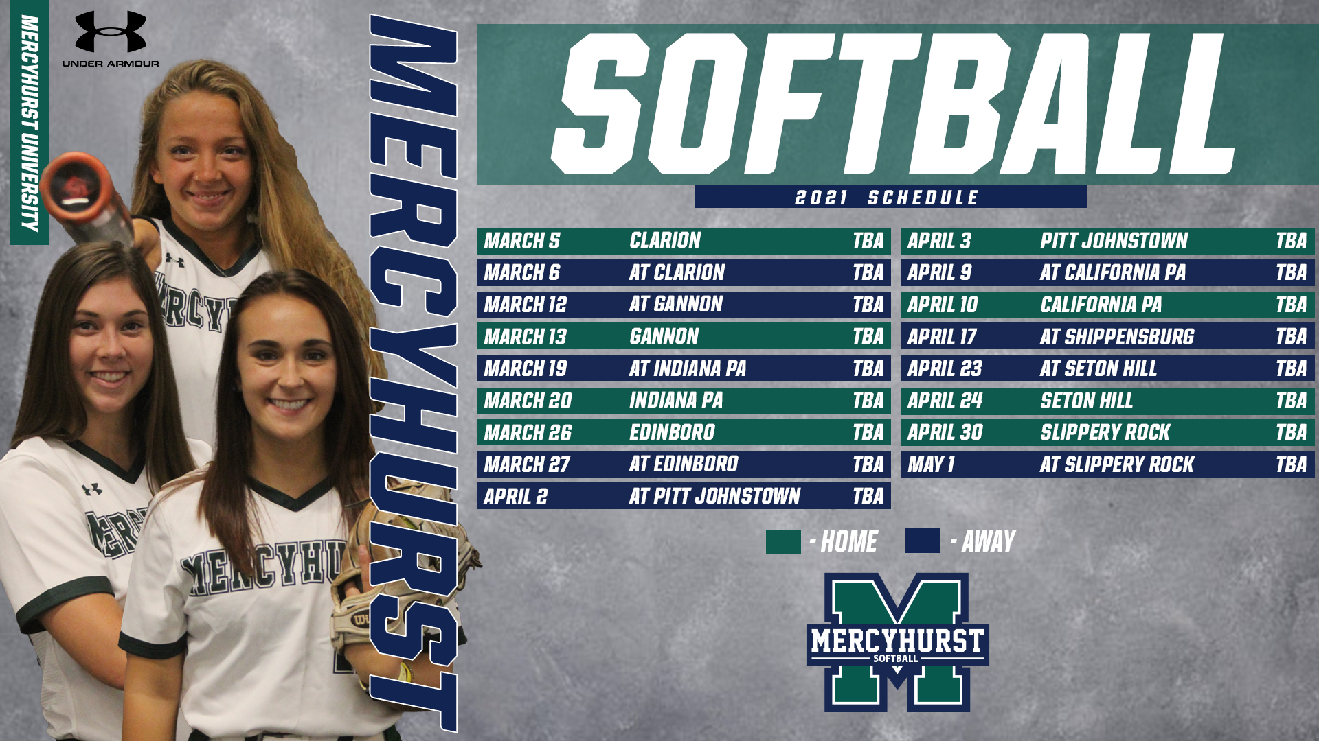 Mercyhurst Softball Announces 2021 Schedule - Mercyhurst University ...