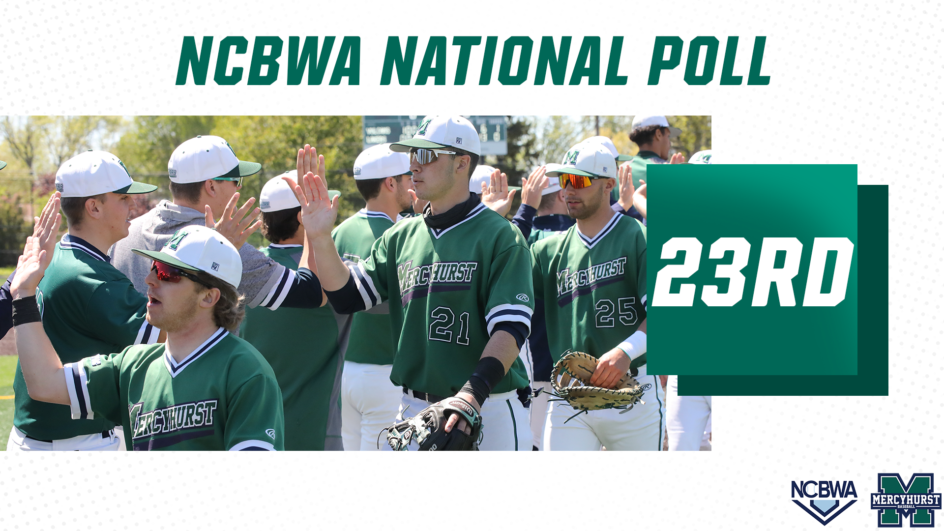 Baseball Ranked 23rd in Nation - Mercyhurst University Athletics