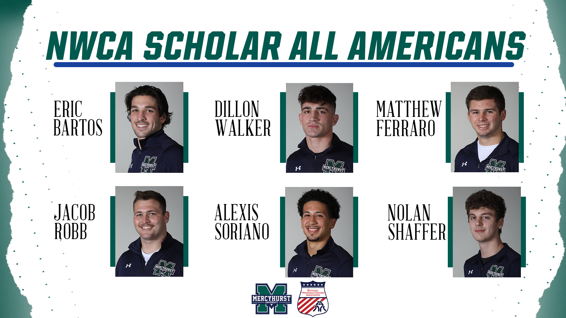 Wrestling Has Six Honored as NWCA Scholar All Americans - Mercyhurst ...