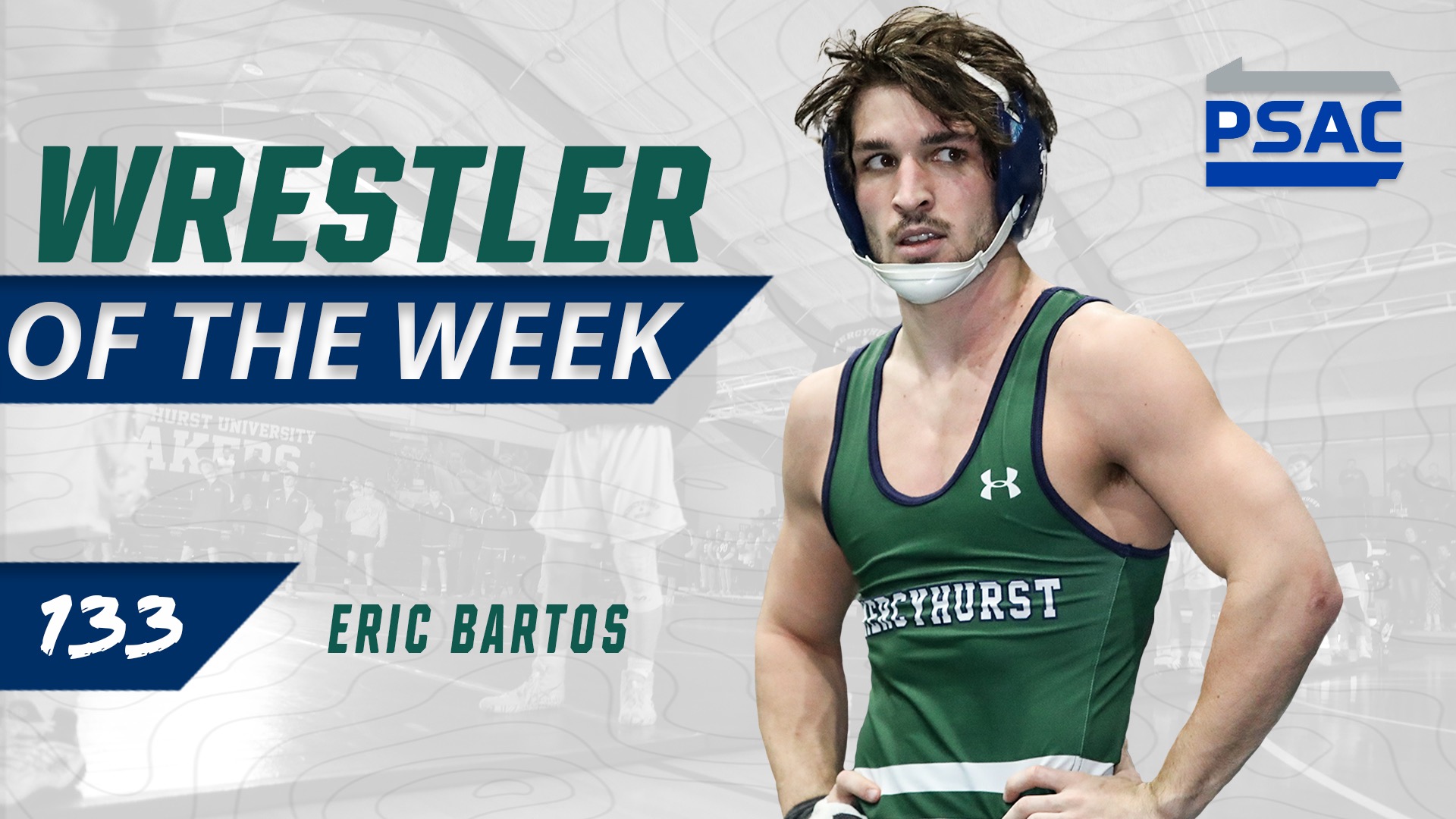 Bartos Wins PSAC Wrestler of the Week - Mercyhurst University Athletics