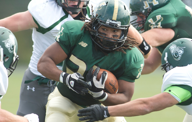 Football Defeats Anna Maria 34-15; Rush For 331 Yards - Husson University