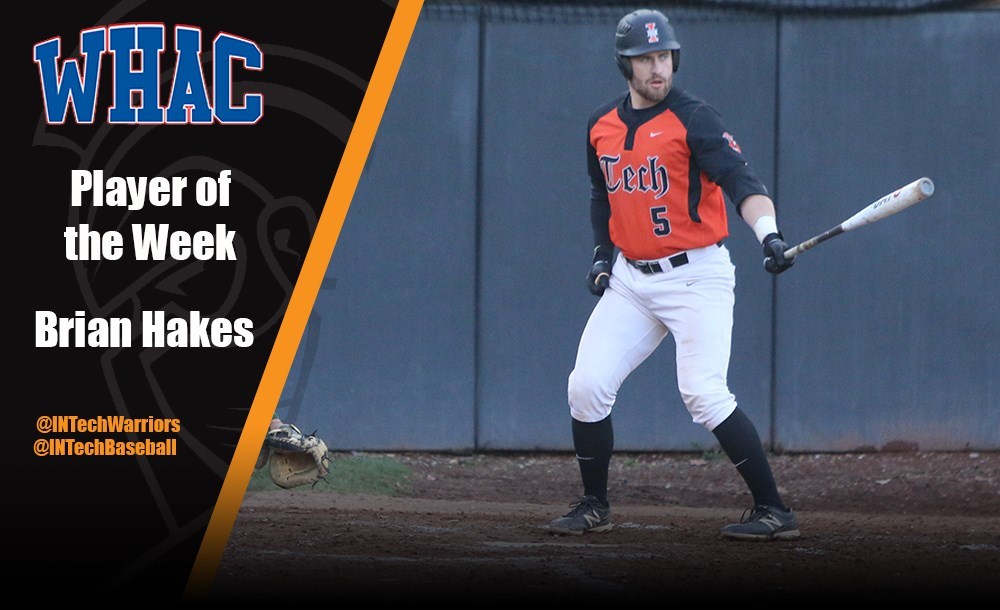 Brian Hakes - 2016 - Baseball - Indiana Tech Athletics