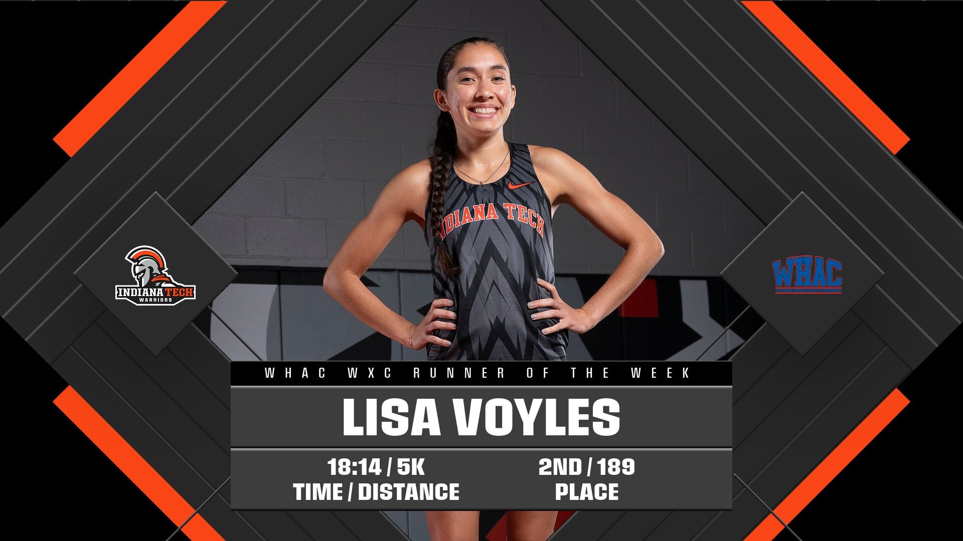 Voyles Wins Her Second WHAC WXC Runner of the Week Award - Indiana Tech ...