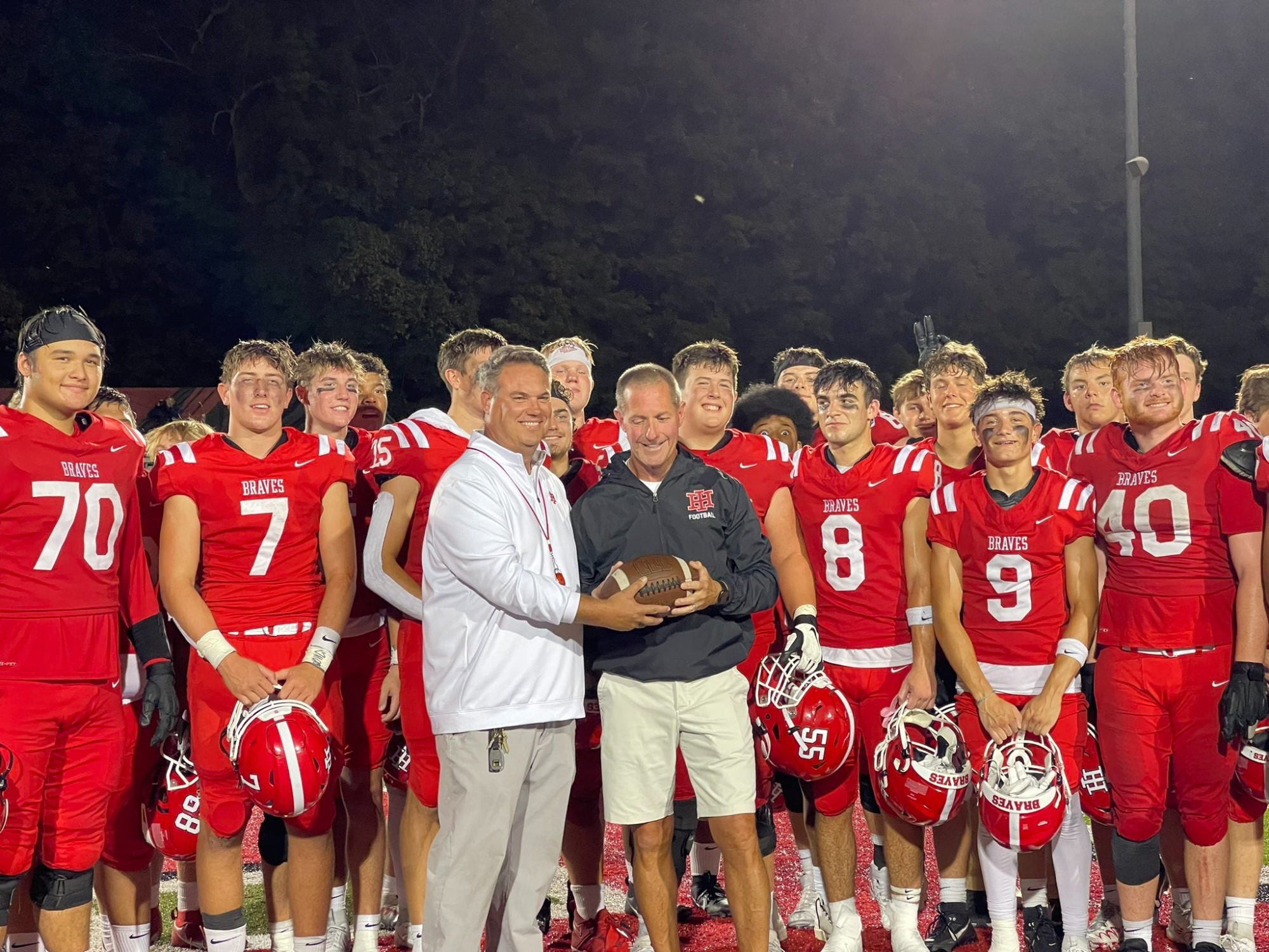 Congratulations Coach Rodenberg on 200! - Indian Hill Braves Athletics