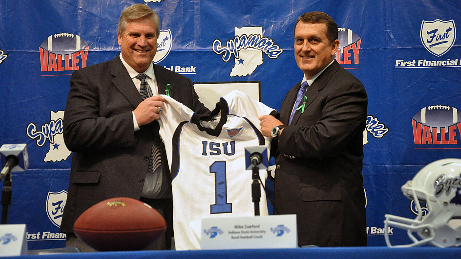 Mike Sanford Introduced As Indiana State Head Football Coach - Indiana ...