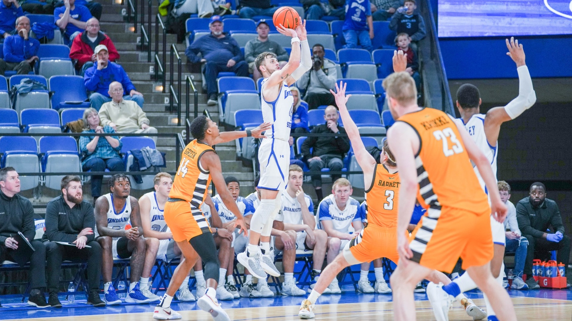 Sycamores continue to light it up beyond the arc en route to fourth ...