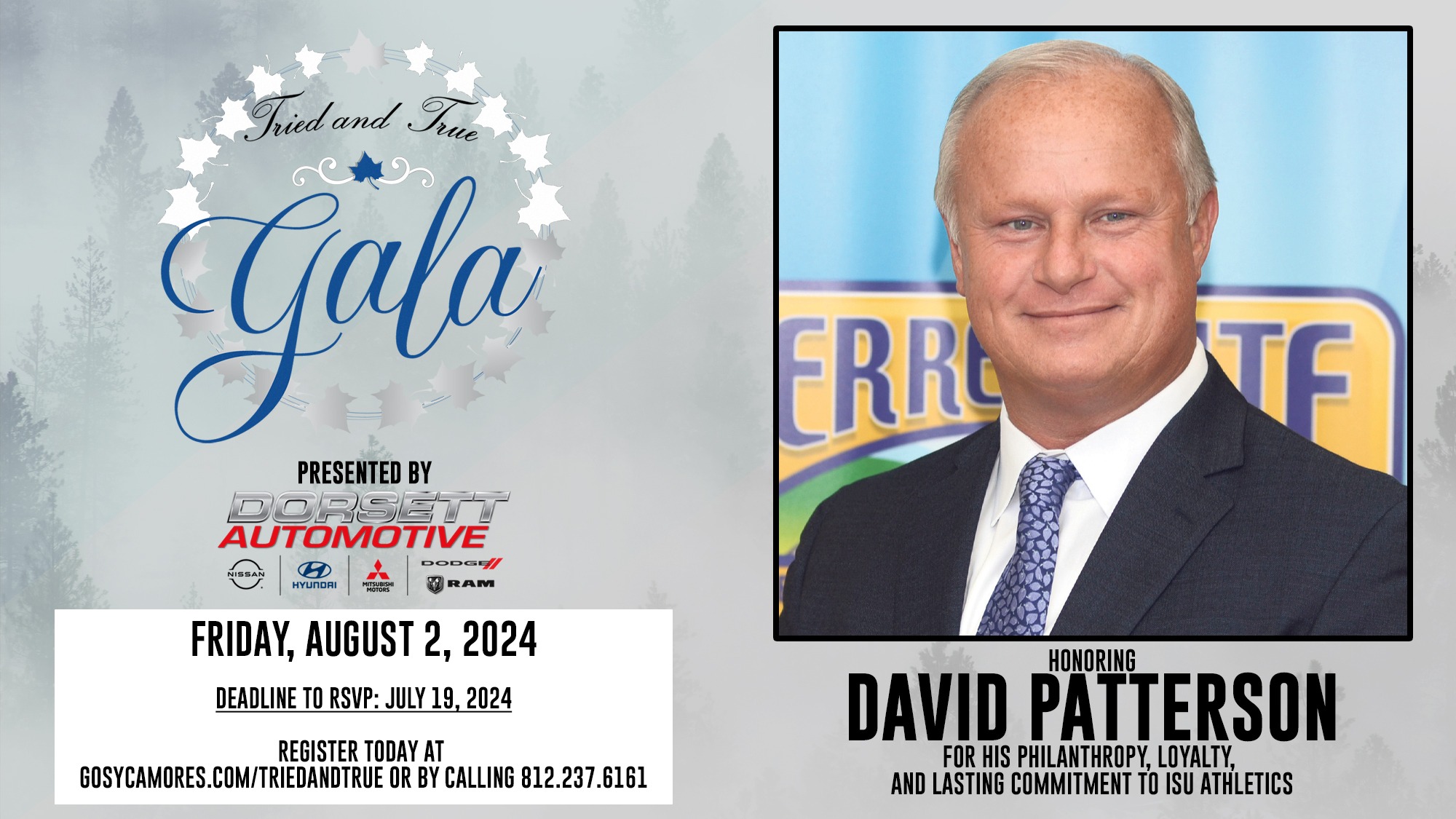 Indiana State Athletics to recognize David Patterson at Tried & True ...