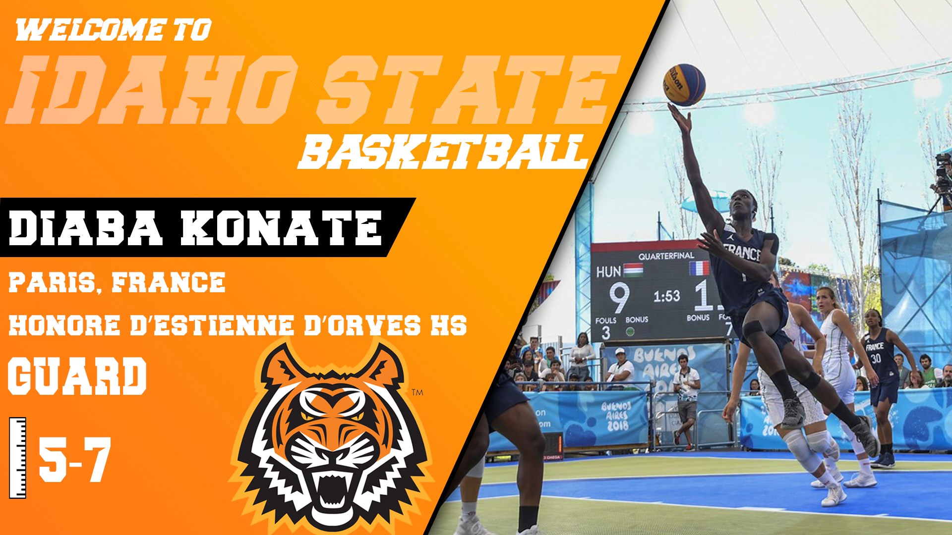 Women's Basketball Signs Diaba Konate - Idaho State University Athletics