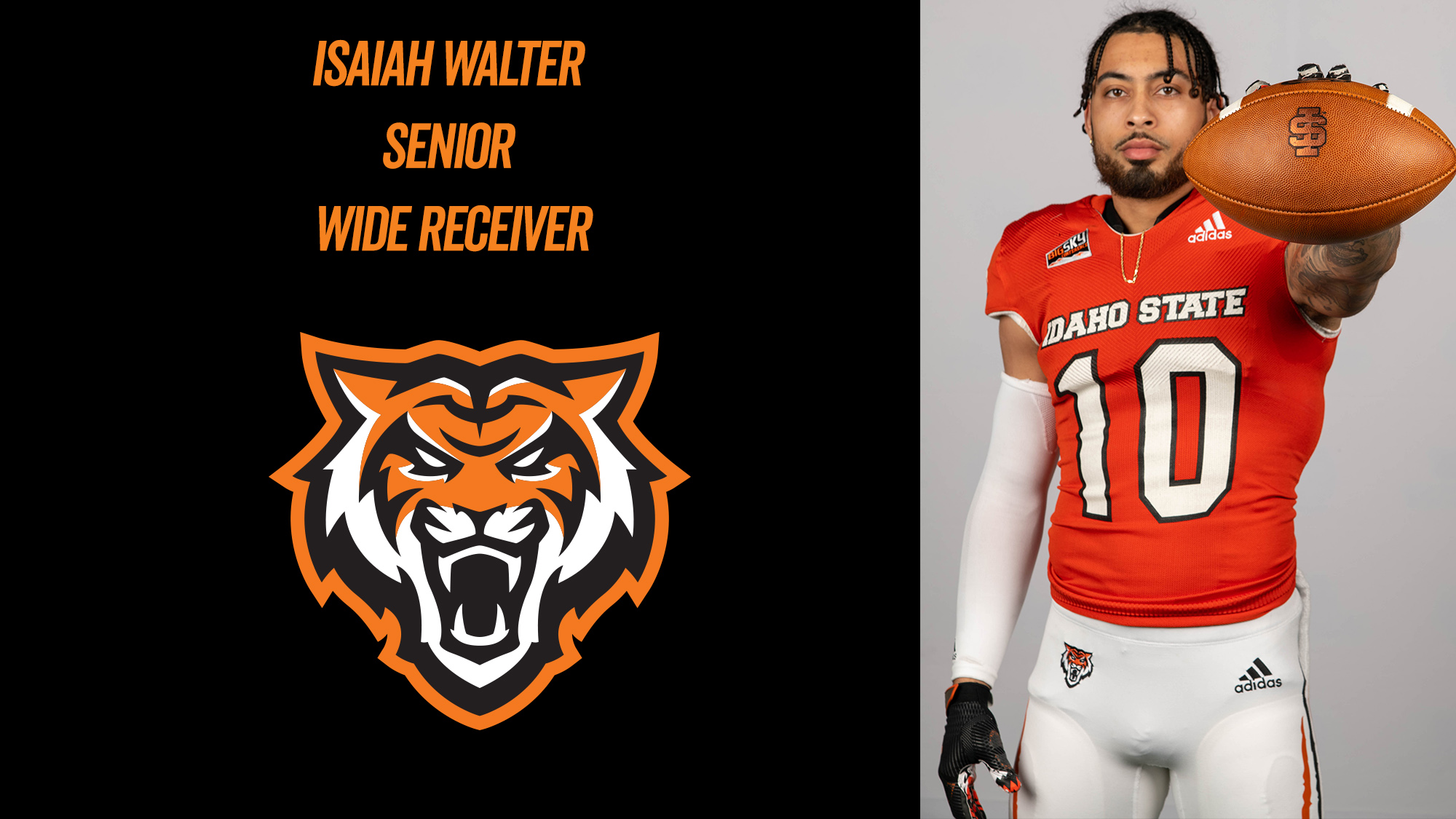Get to Know Bengal Wide Receiver Isaiah Walter - Idaho State University ...