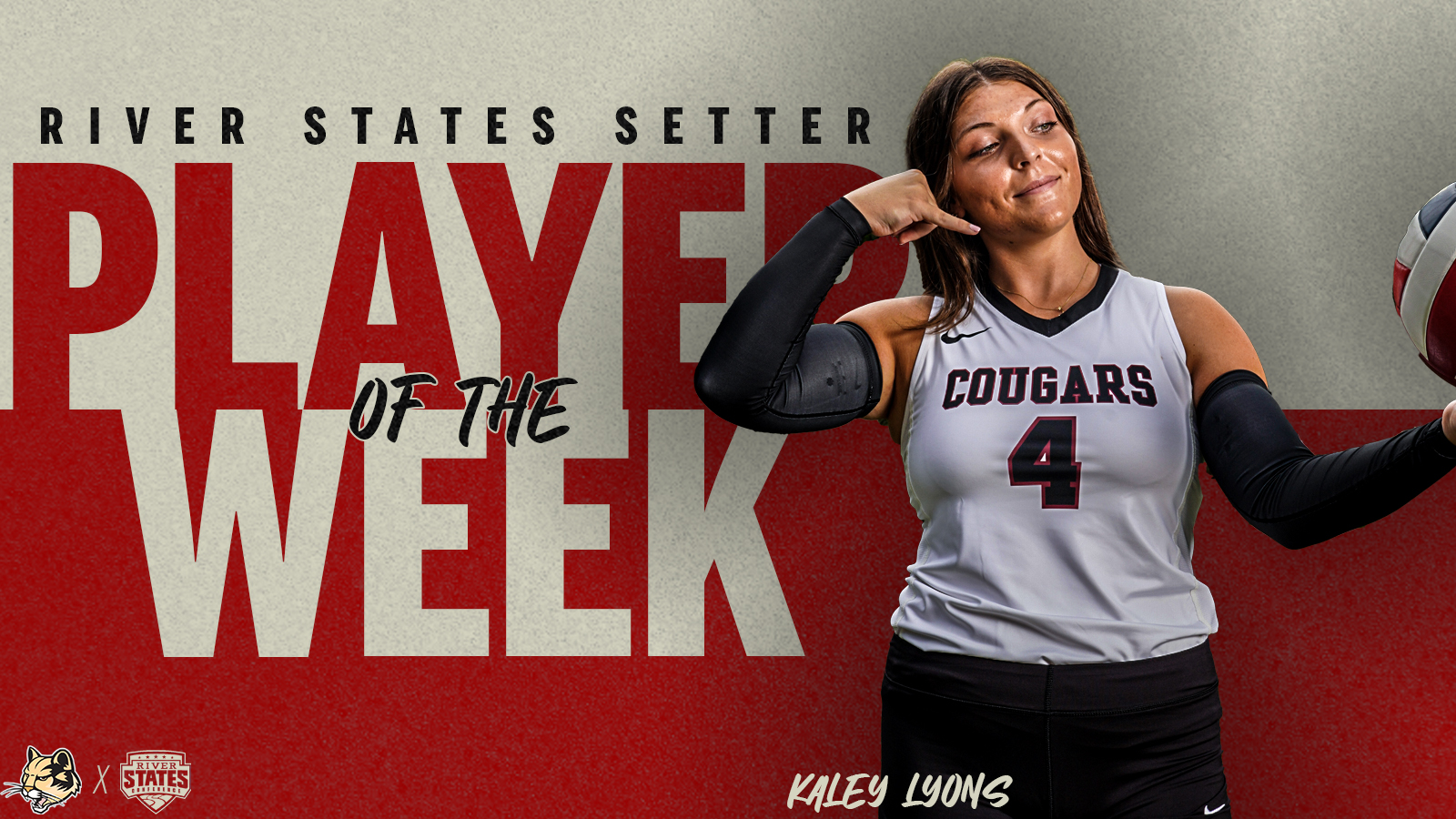 Kaley Lyons Named River States Conference Setter of the Week - Indiana ...