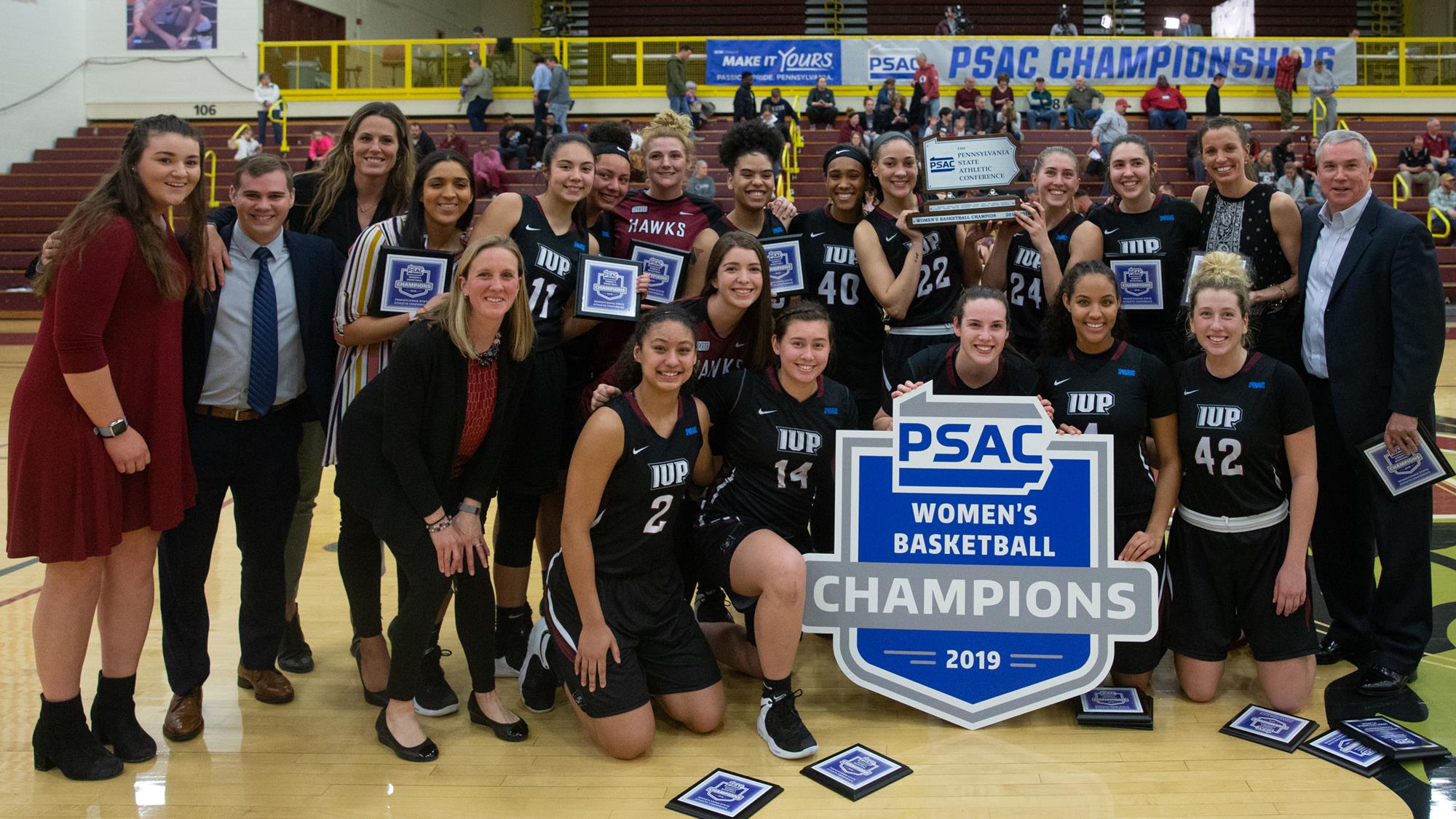 IUP Women’s Basketball defeats Kutztown to win sixth PSAC Championship ...