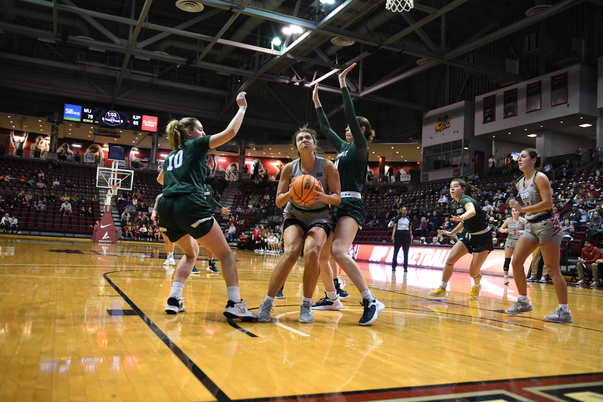 Inside presence powers IUP past Mercyhurst - Indiana University of ...