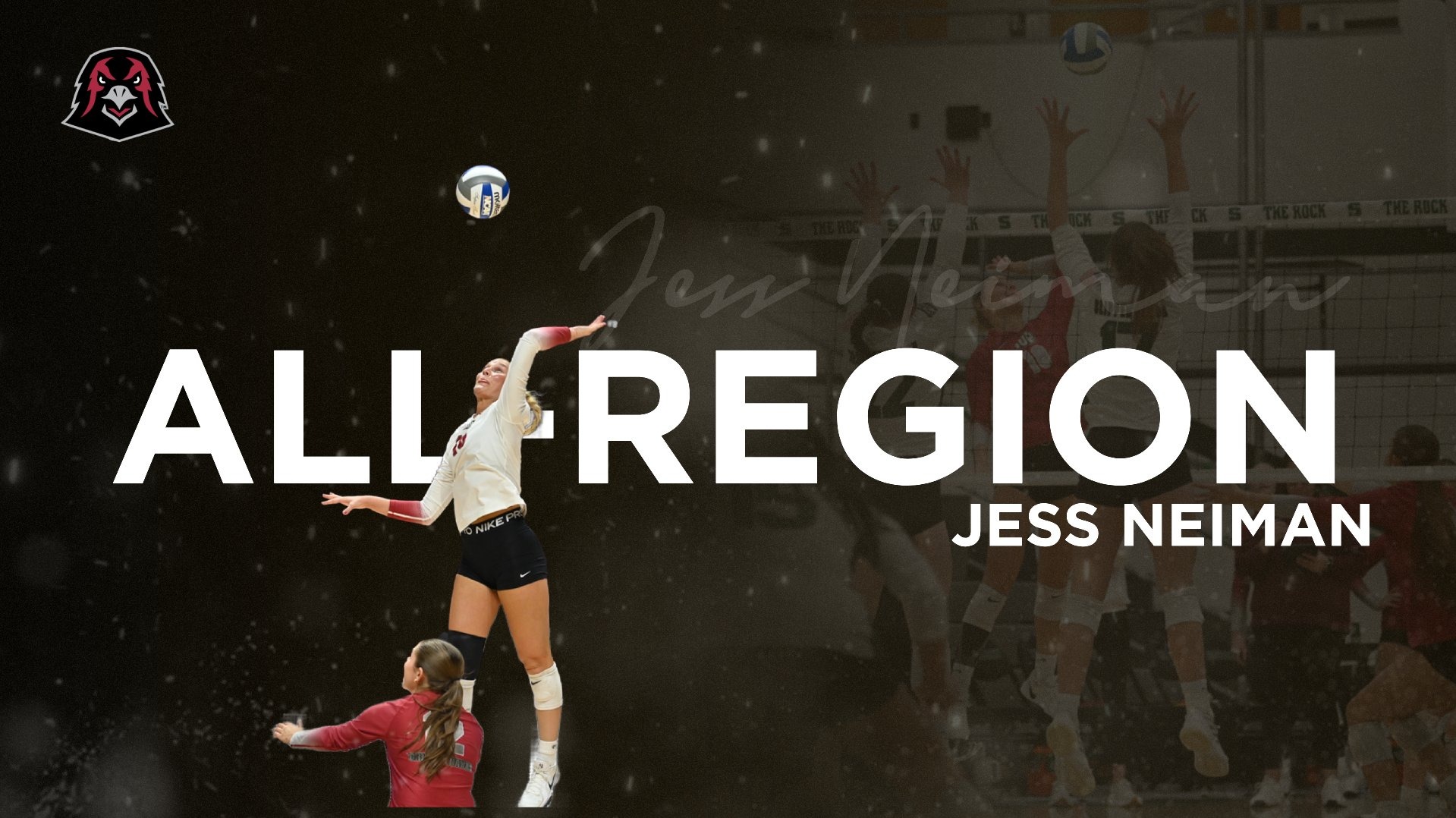 Three Crimson Hawks named All-Region by AVCA - Indiana University of ...