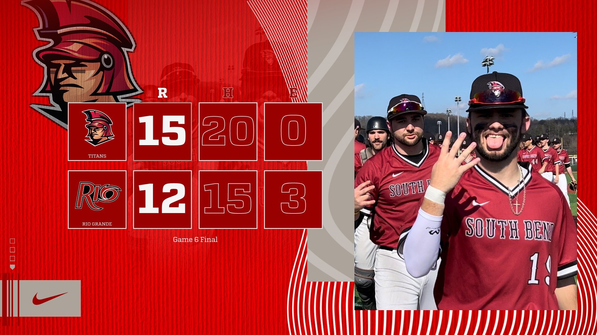 Titans sweep doubleheader over Rio Grande and IUPUC - Indiana ...