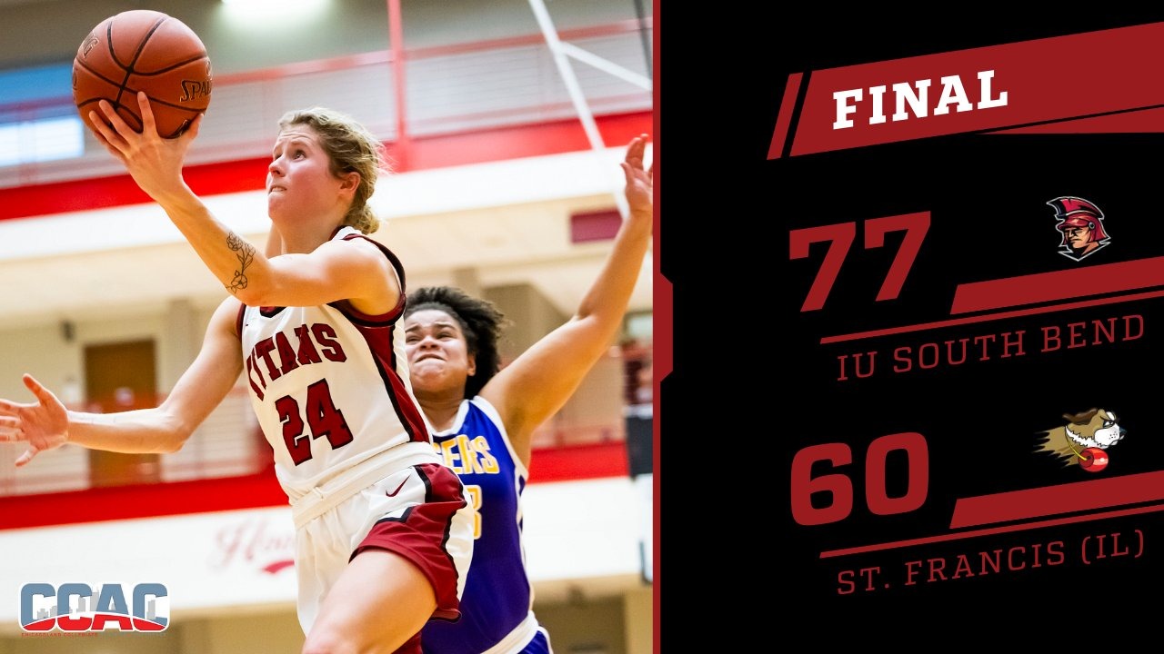 Titans advance to CCAC semifinals with 77-60 win over Saint Francis ...