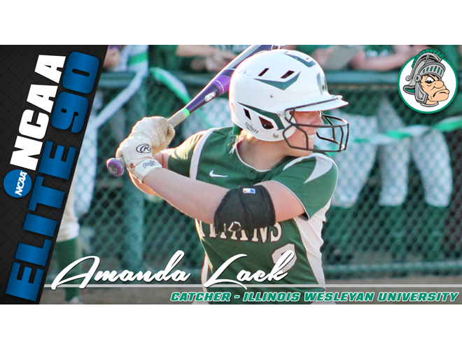 IWU's Amanda Lack Earns NCAA Elite 90 Honor for D-III Softball ...