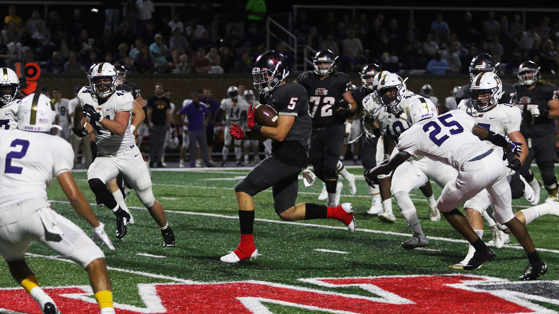 Football Collects Second Straight Comeback Win in Programs First Night ...