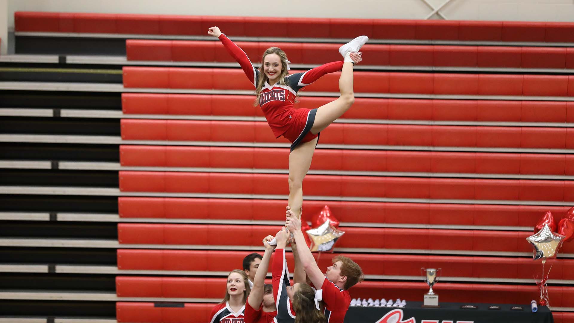 IWU CHEER CLAIMS FIRST PLACE IN SEASON OPENER - Indiana Wesleyan University