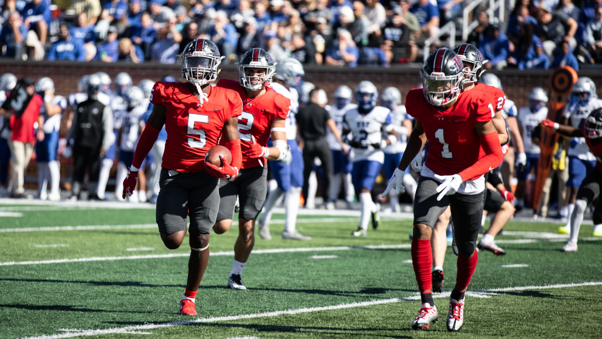 NO. 5 FOOTBALL CLAIMS HOMECOMING SHUTOUT OVER SAINT FRANCIS, 44-0 ...