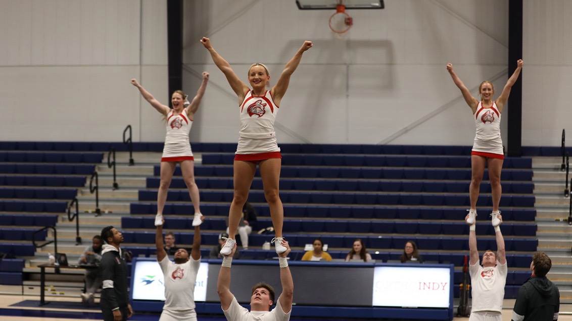 IWU CHEER TAKES FIRST IN MARIAN INVITE - Indiana Wesleyan University